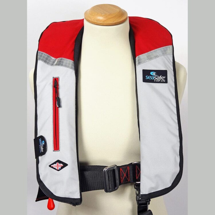 Navy I-Zip Life Jacket - SeaSafe Systems Ltd I-Zip 170N LifeJacket - Navy