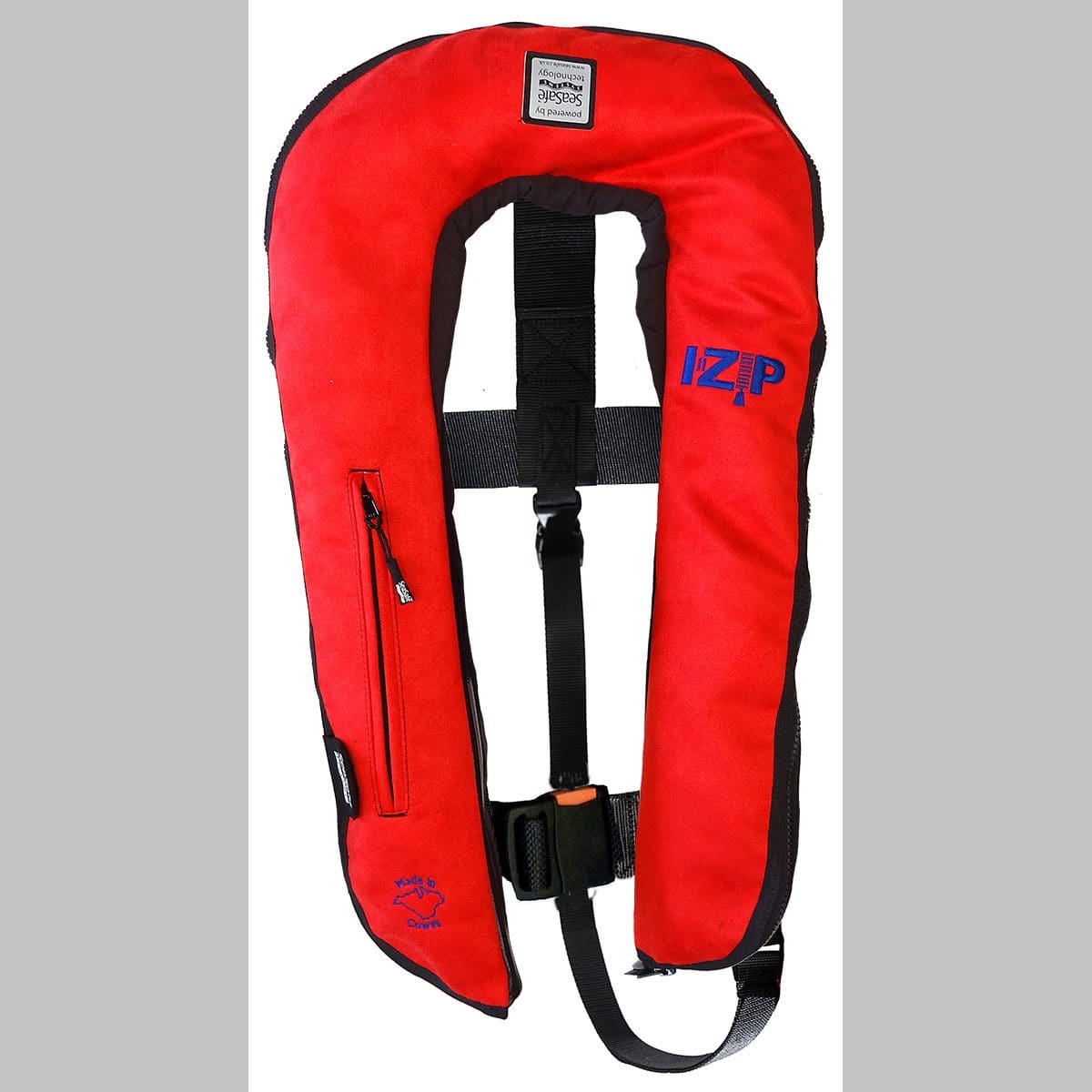 I-Zip 170N LifeJacket - Red Suede - SeaSafe Systems Ltd