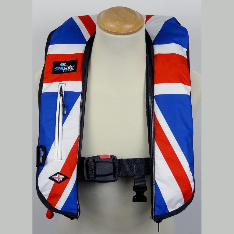 Navy I-Zip Life Jacket - SeaSafe Systems Ltd I-Zip 170N LifeJacket - Navy